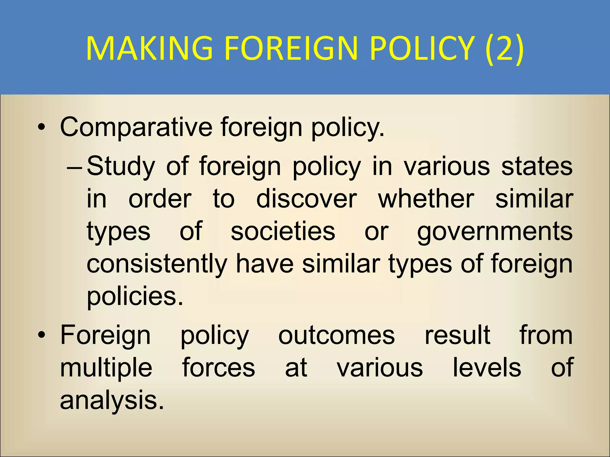 Political Science 7 – International Relations - Power Point #7 | PDF