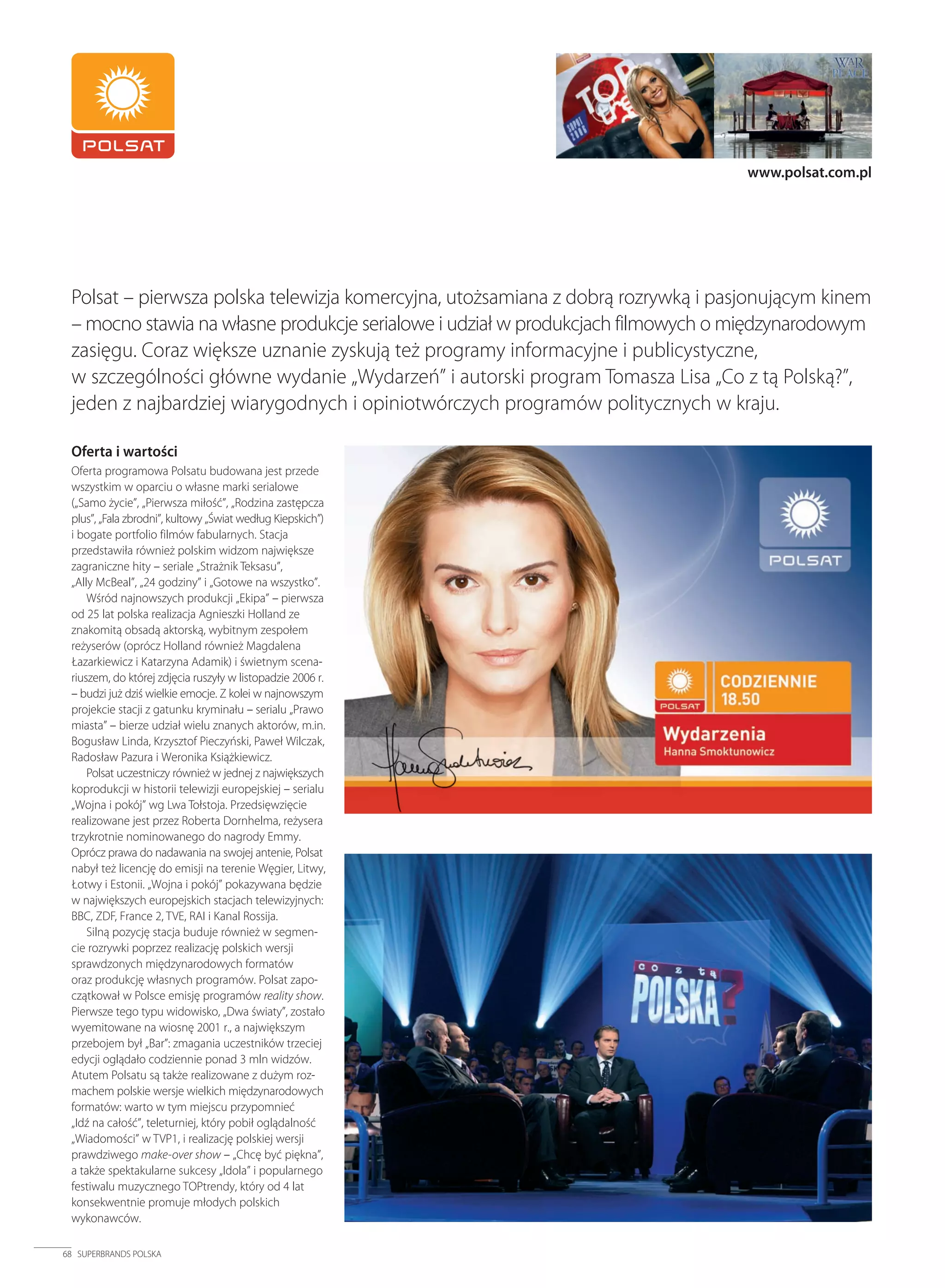 Case study marki Polsat z Albumu Superbrands Polska 2006 | PDF