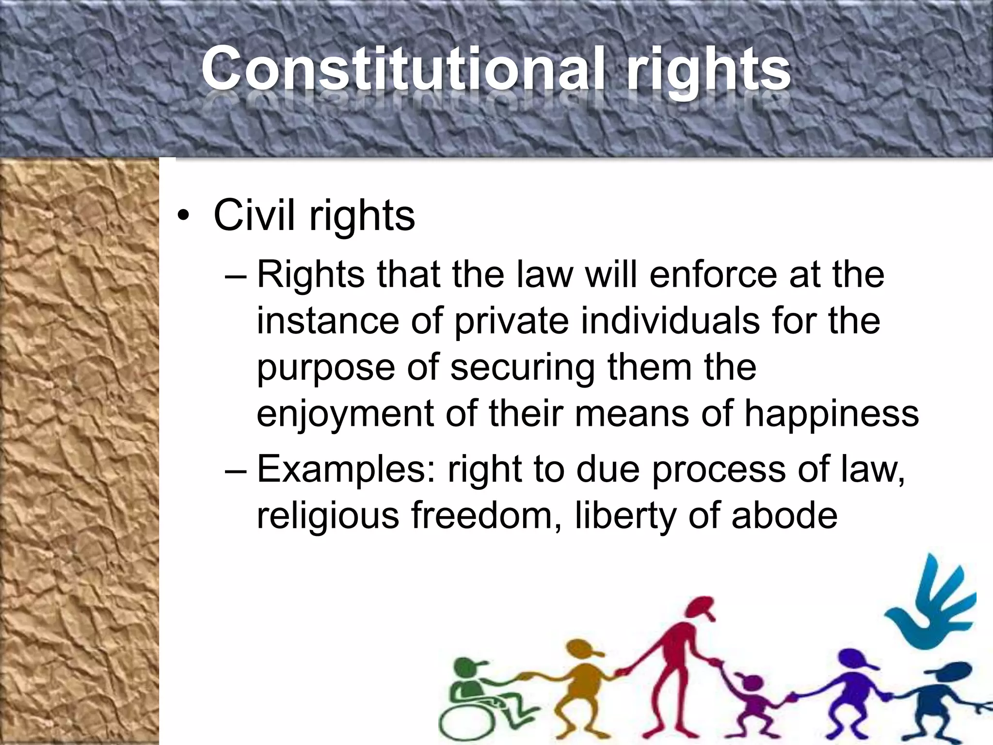 Polsc2 11 introduction to bill of rights | PPTX
