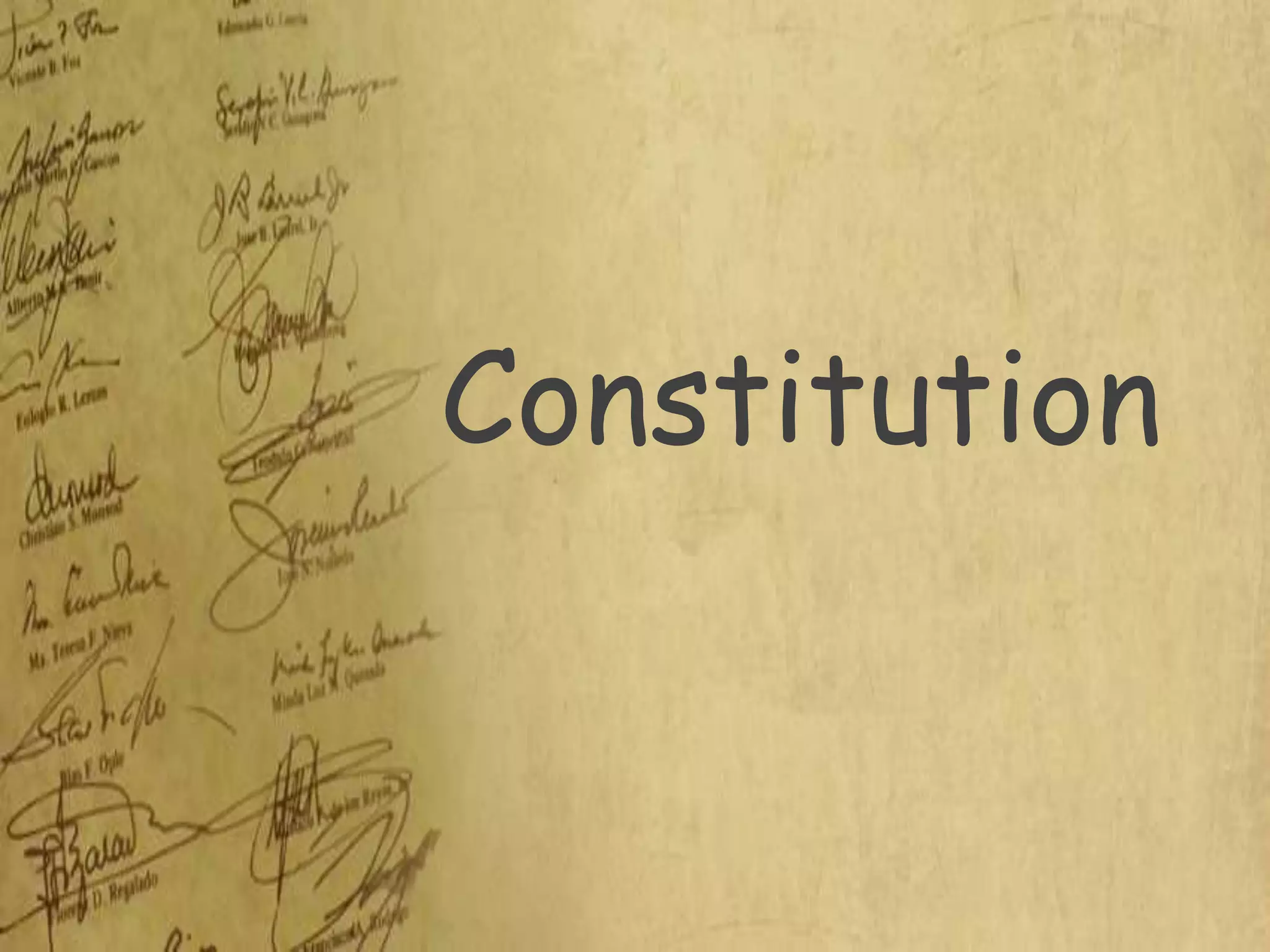 Polsc2 4 kinds of constitution | PPTX