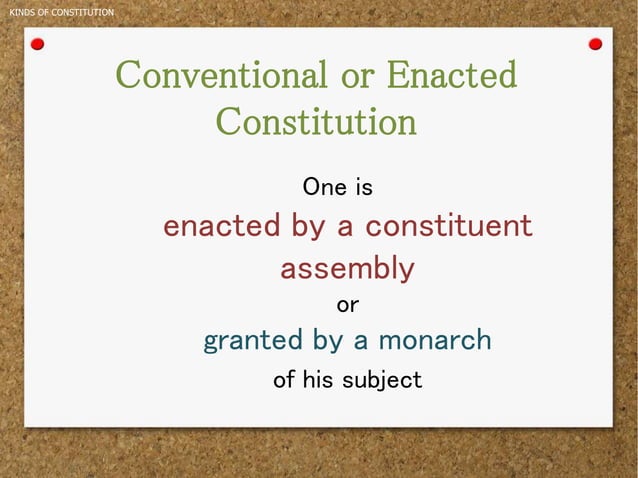 Polsc2 4 kinds of constitution | PPTX | Law