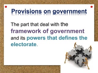 Polsc2 5 parts of constitution | PPTX