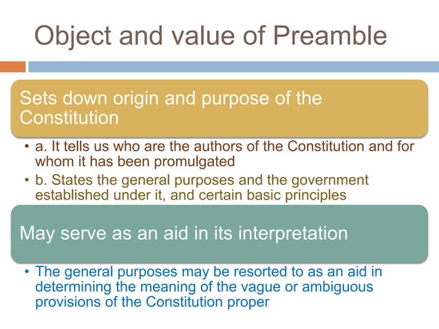 Polsc2 6 preamble | PPTX | Law