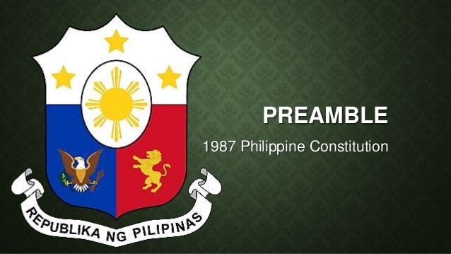 Preamble Philippine Constitution