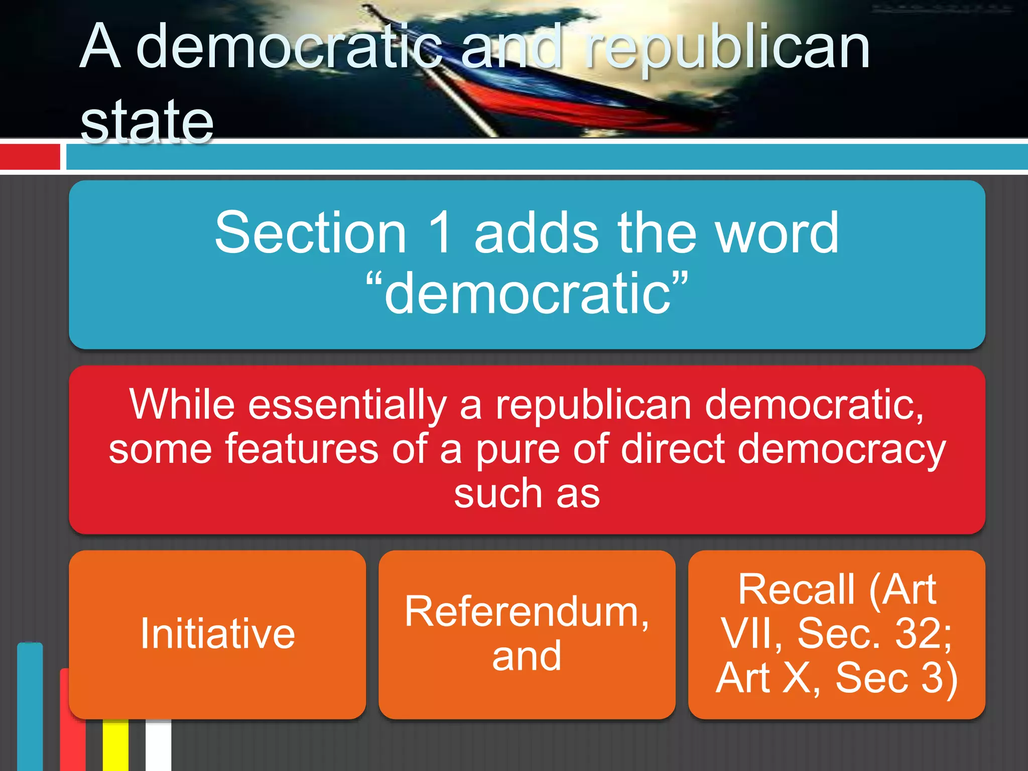 Polsc2 9 declaration of principle and state policies - i | PPTX