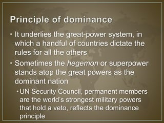 Polsc6 3 core principles in ir | PPTX