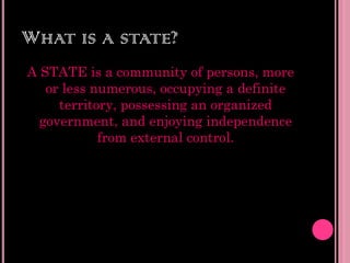 The Concept of State | PPTX