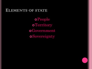 The Concept of State | PPTX