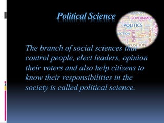 Nature and Scope of Political Science | PPTX