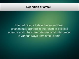 Goal of the modern state! Political science. | PPT