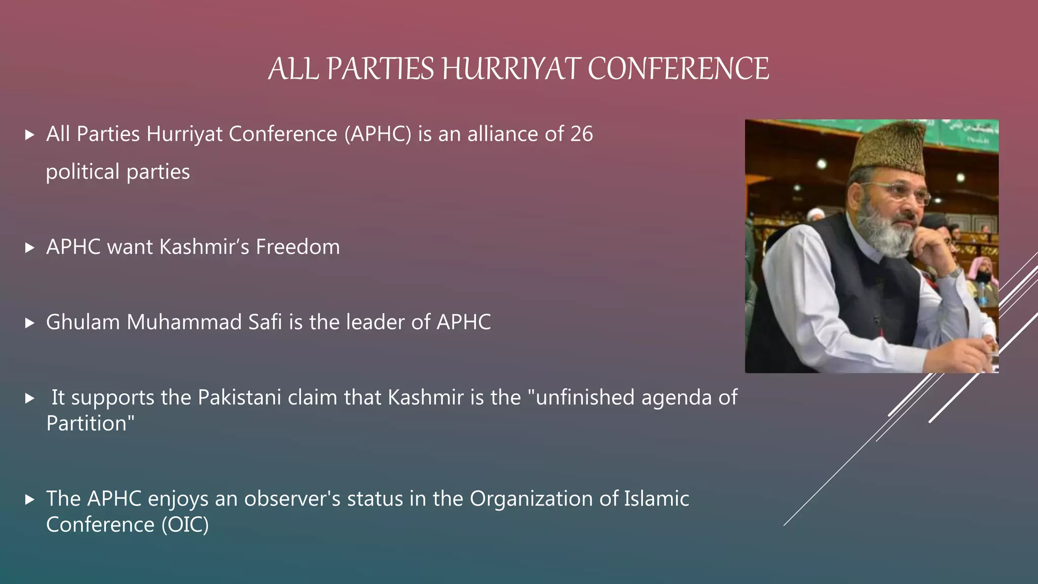 POLITICAL STATE OF KASHMIR | PPTX