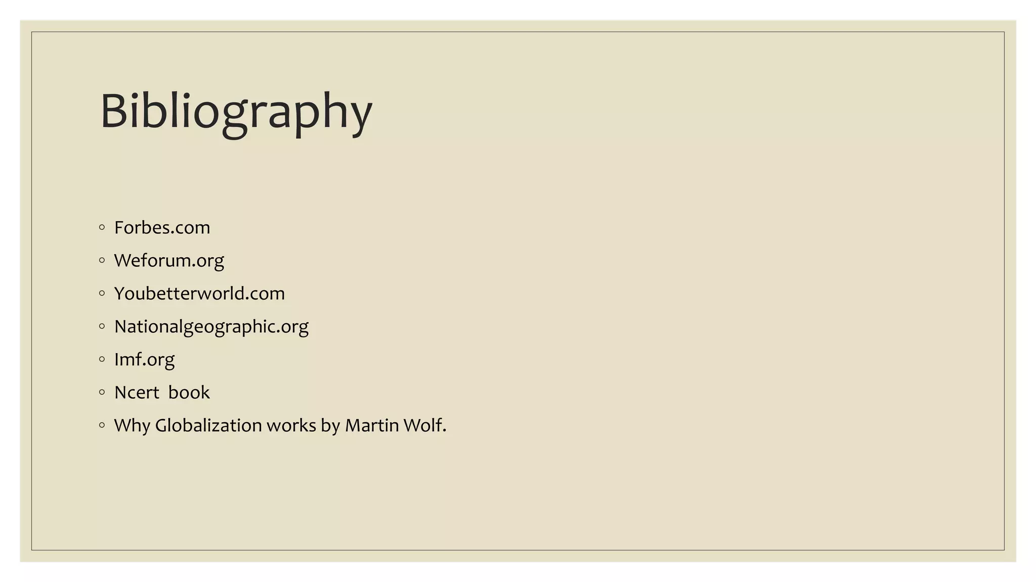 Globalisation | PPTX