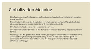 Globalisation | PPTX