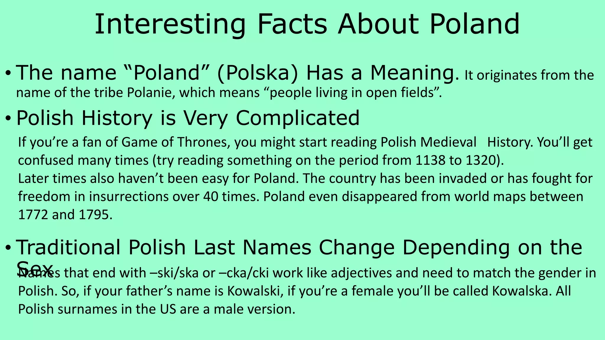 Everything you should know about Poland | PPTX