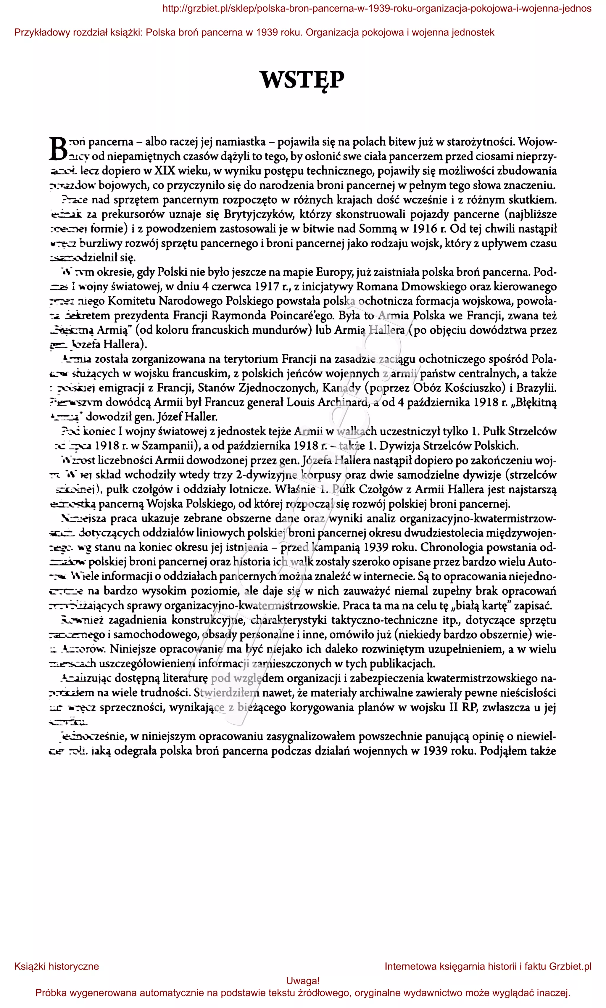 Polska bron-pancerna-w-1939-roku-organizacja-pokojowa-i-wojenna-jednos ...