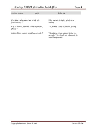 polish for foreigners book4 DIRECT METHOD | PDF