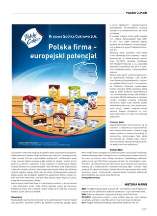 Case study marki Polski Cukier z Albumu Superbrands Polska 2014 | PDF