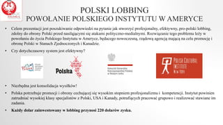 Polski lobbing w ameryce (2) | PPT
