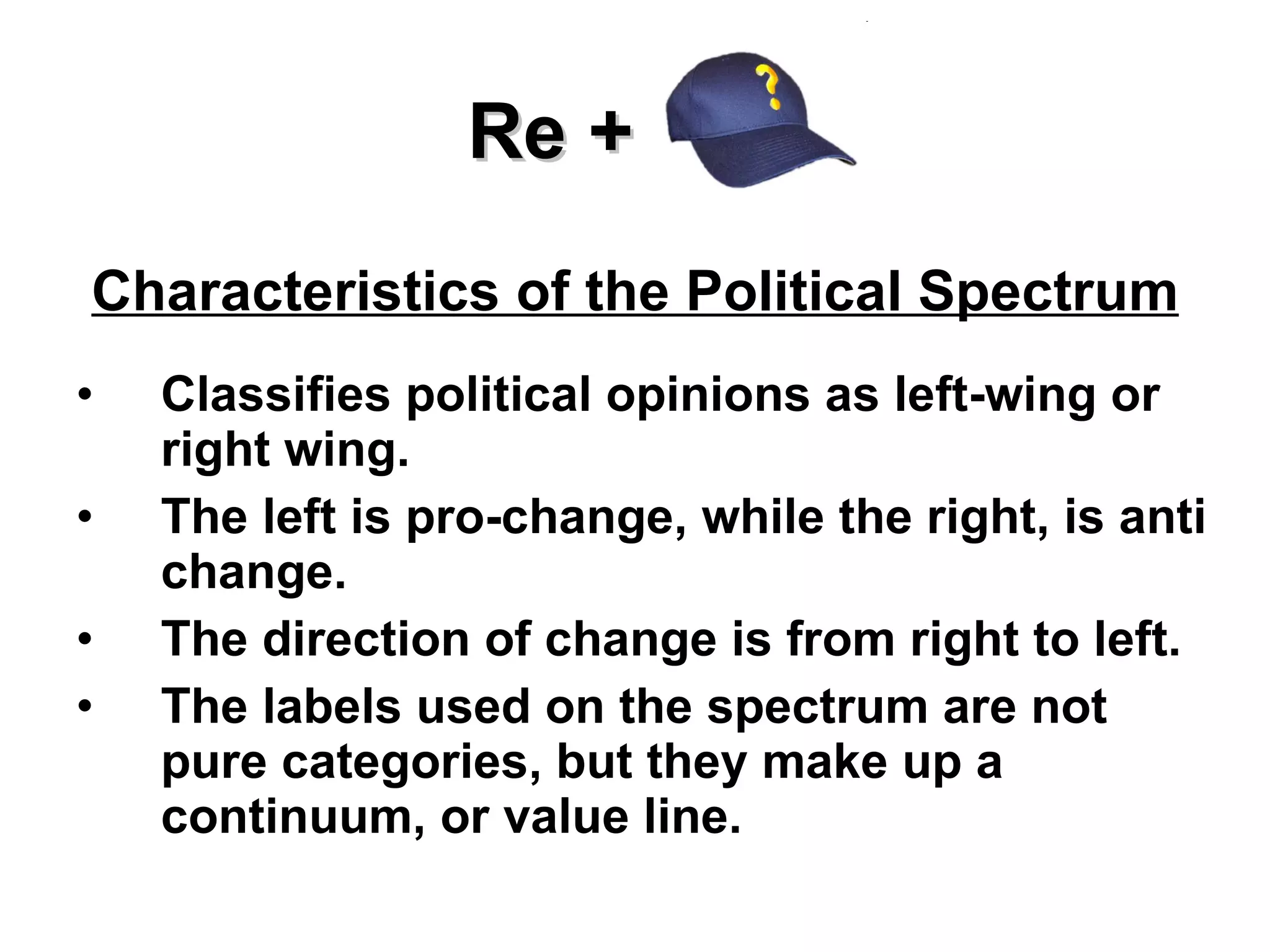 Political Spectrum Lesson 1 | PPT | Politics
