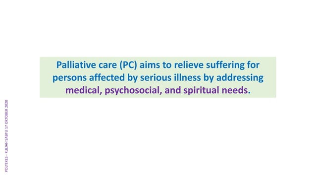 SYMPTOMS MANAGEMENT IN PALLIATIVE CARE | PDF | Diseases and Conditions ...