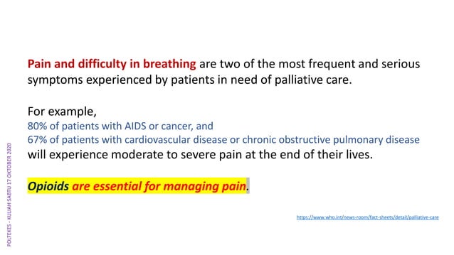 SYMPTOMS MANAGEMENT IN PALLIATIVE CARE | PDF | Diseases and Conditions ...