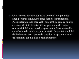 Poluare | PPTX