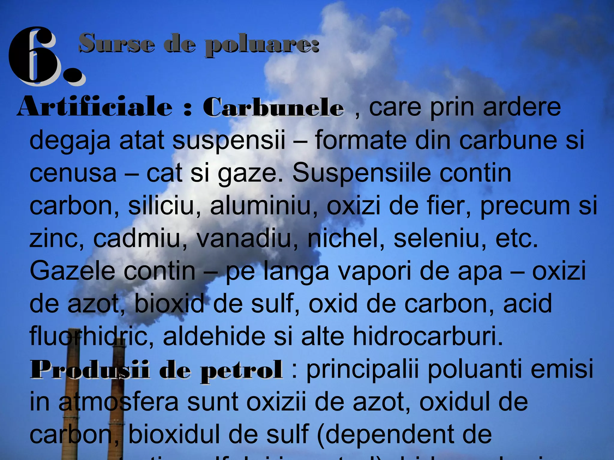 Poluarea aerului | PPT