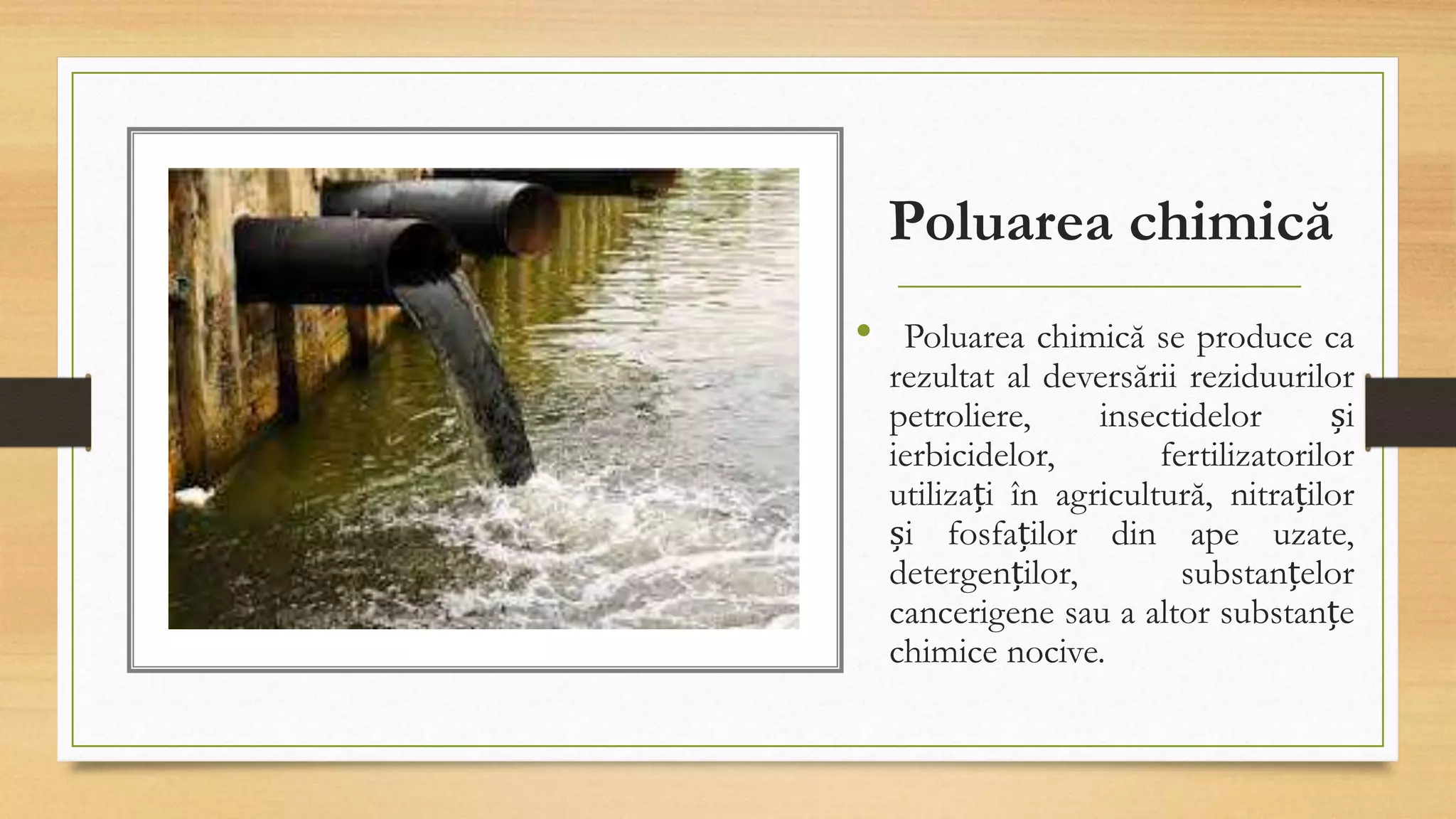 Poluarea apei | PPTX