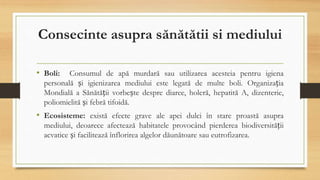 Poluarea apei | PPTX