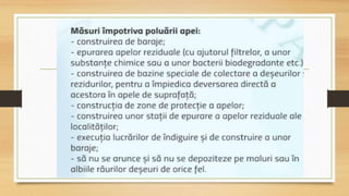 Poluarea apei | PPTX