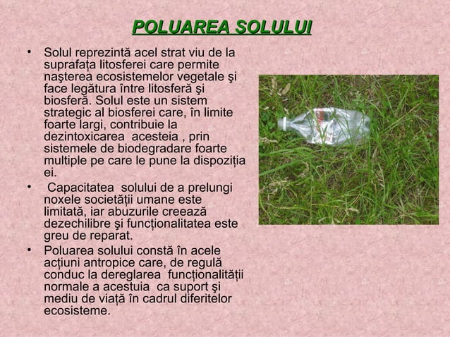 Poluarea mediului | PPT