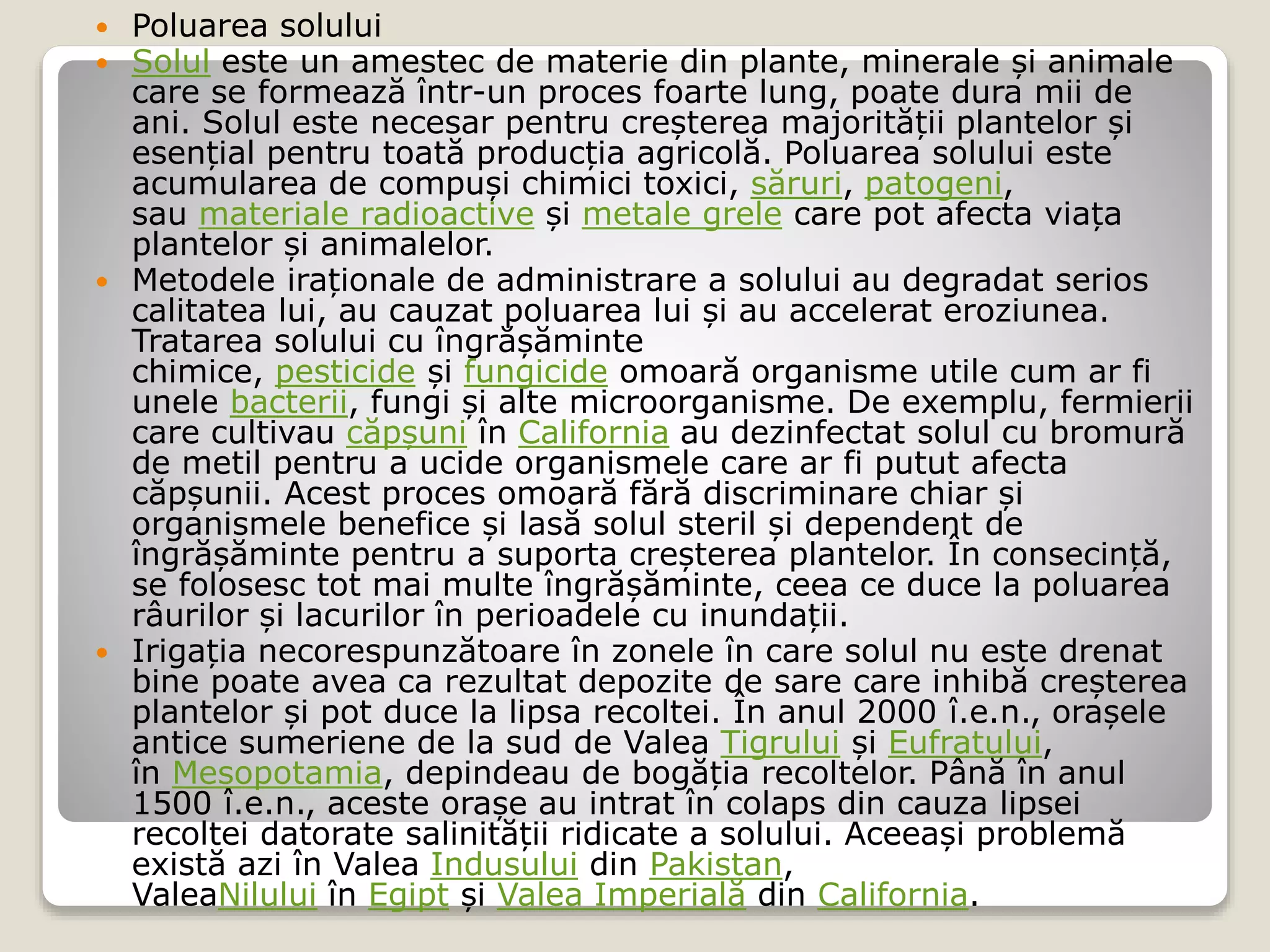 Poluarea mediului | PPTX