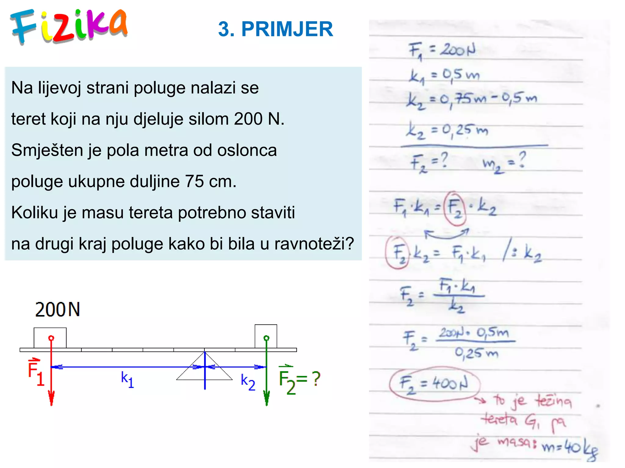 Poluga i primjena poluge | PPT