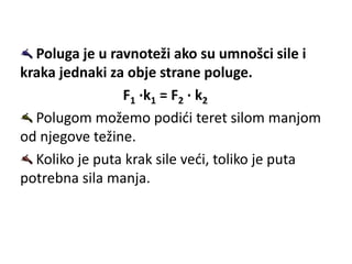 Poluga i primjena poluge | PPT