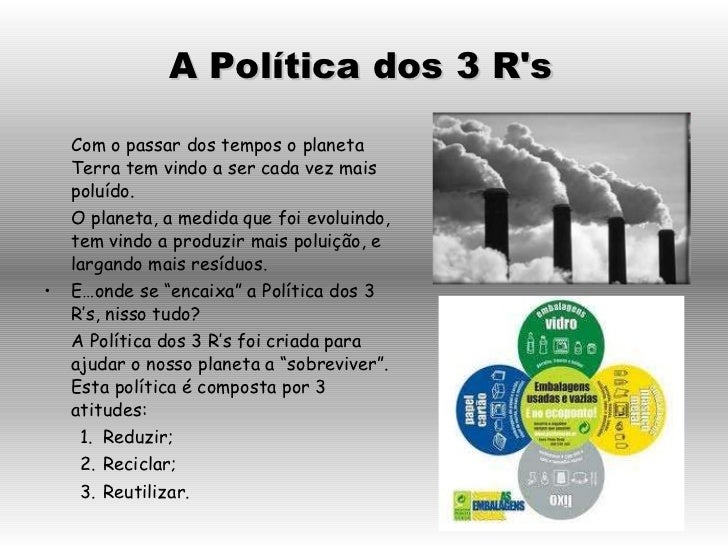 Política dos 3 R's