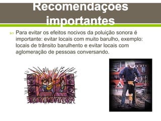 Poluição sonora e visual | PPTX