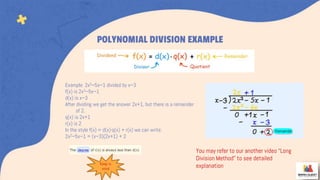 Polynomials | PPTX