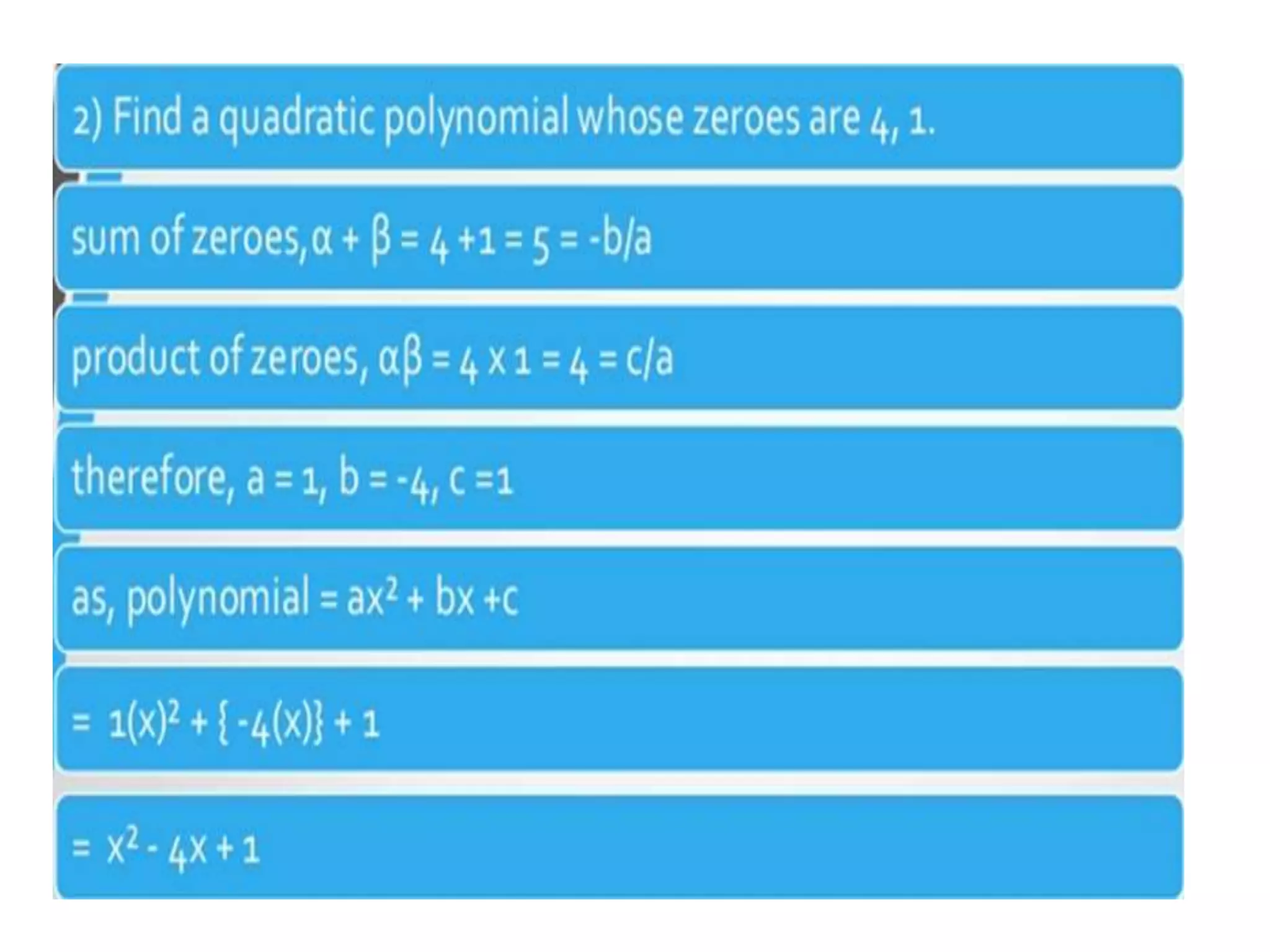 Class 10 Maths Ch Polynomial PPT | PPTX