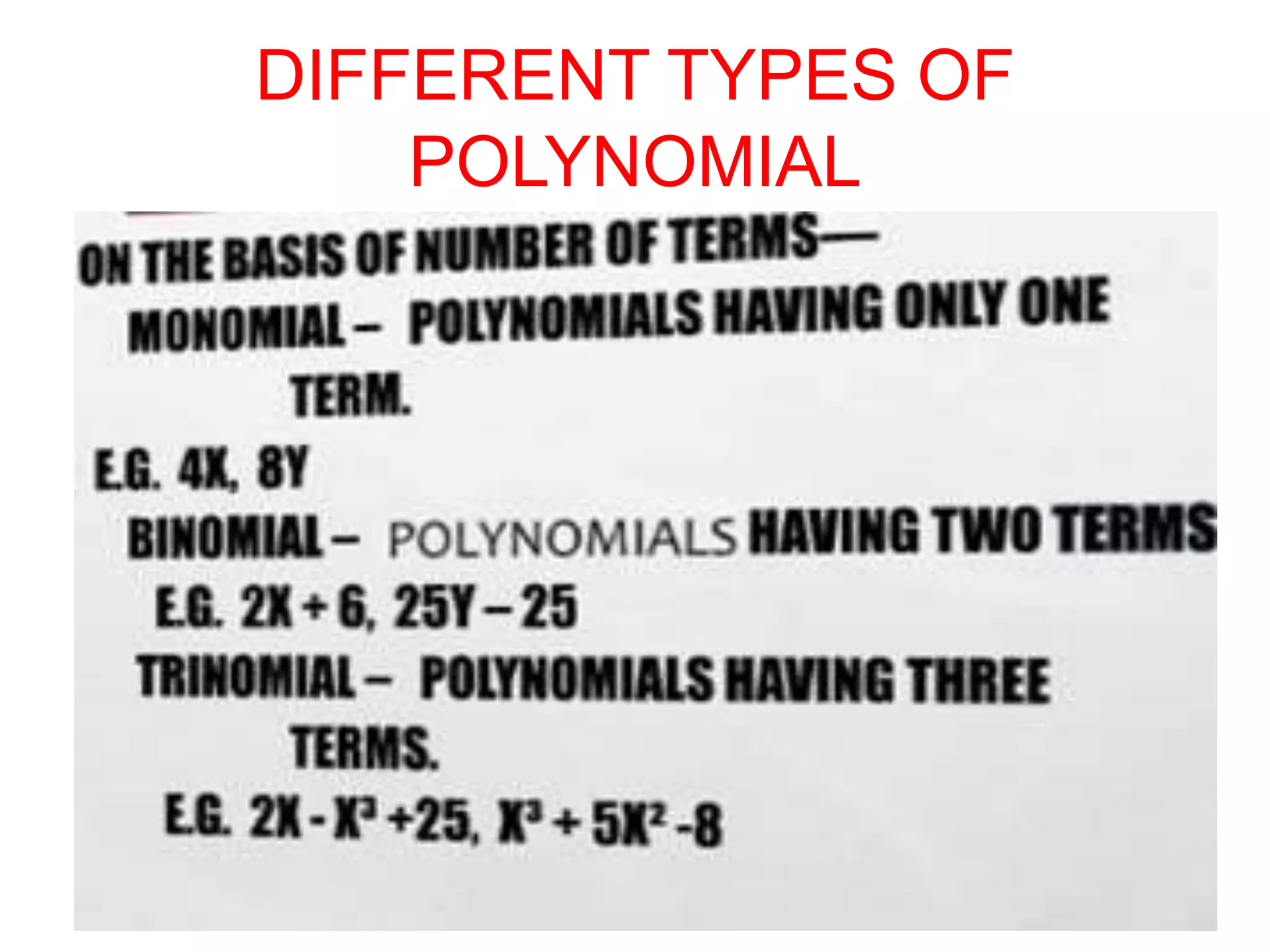 Class 10 Maths Ch Polynomial PPT | PPTX