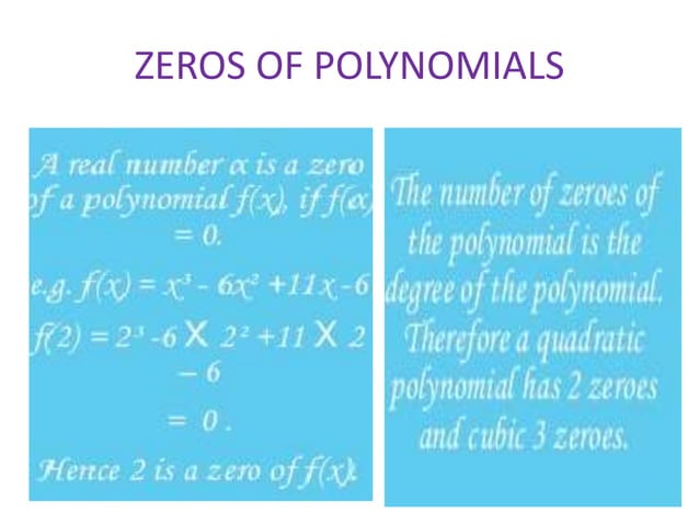 Class 10 Maths Ch Polynomial PPT | PPTX
