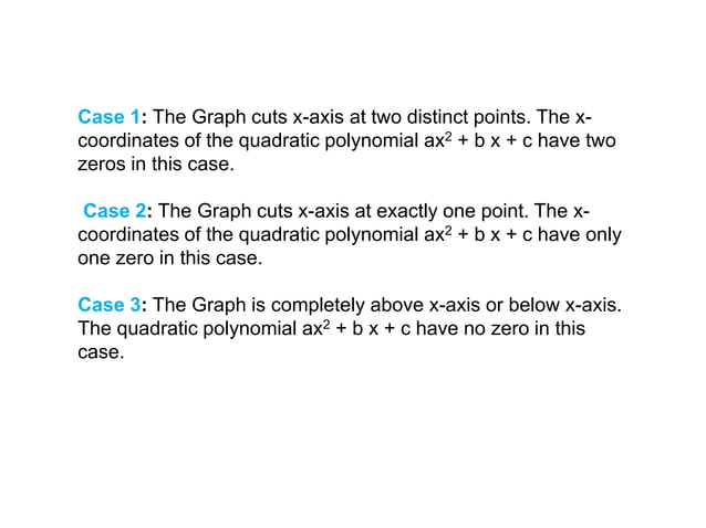 Class 10 Maths Ch Polynomial PPT | PPTX
