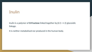 CHEMISTRY OF CARBOHYDRATES: POLYSACHHRIDES | PPT