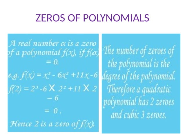 Polynomials of class 10 maths chapter polynomials this is prepared by Abhishek Dixit | PPTX