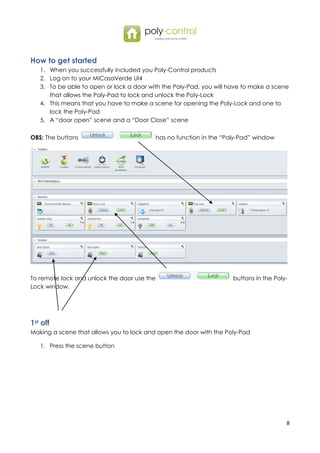 Poly control userguide-poly-lock_and_poly-pad_us | PDF