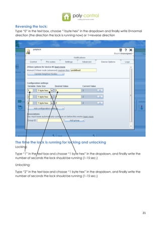 Poly Lock and Poly Pad (Poly control userguide) | PDF