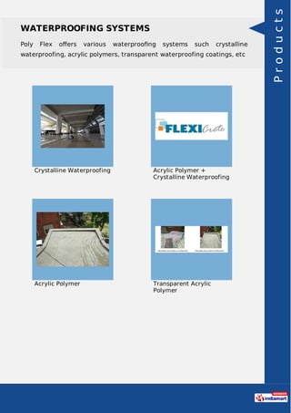 Poly flex Waterproofing material and systems | PDF
