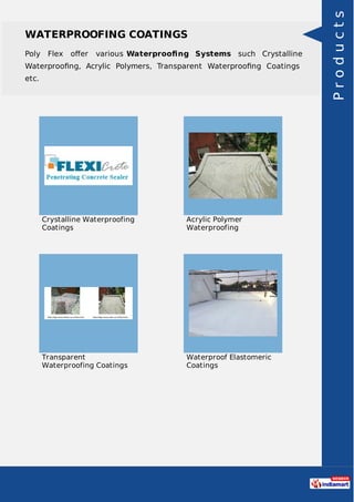 Poly flex Waterproofing material and systems | PDF