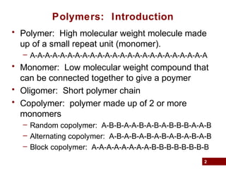 Polymer lecture notes | PPT