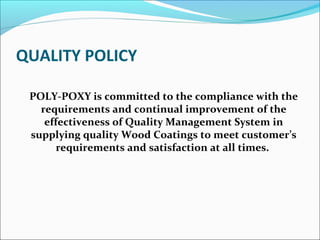 Poly poxy coatings presentation | PPT
