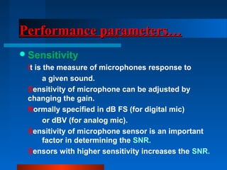 Poly seminar-mems microphone jamsheed | PPT